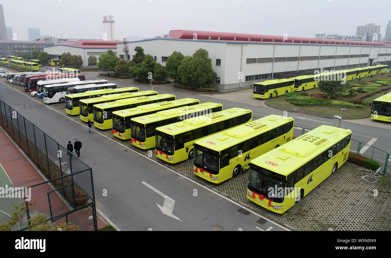 A total of 600 Ankai-branded buses manufactured by Chinese bus maker ...