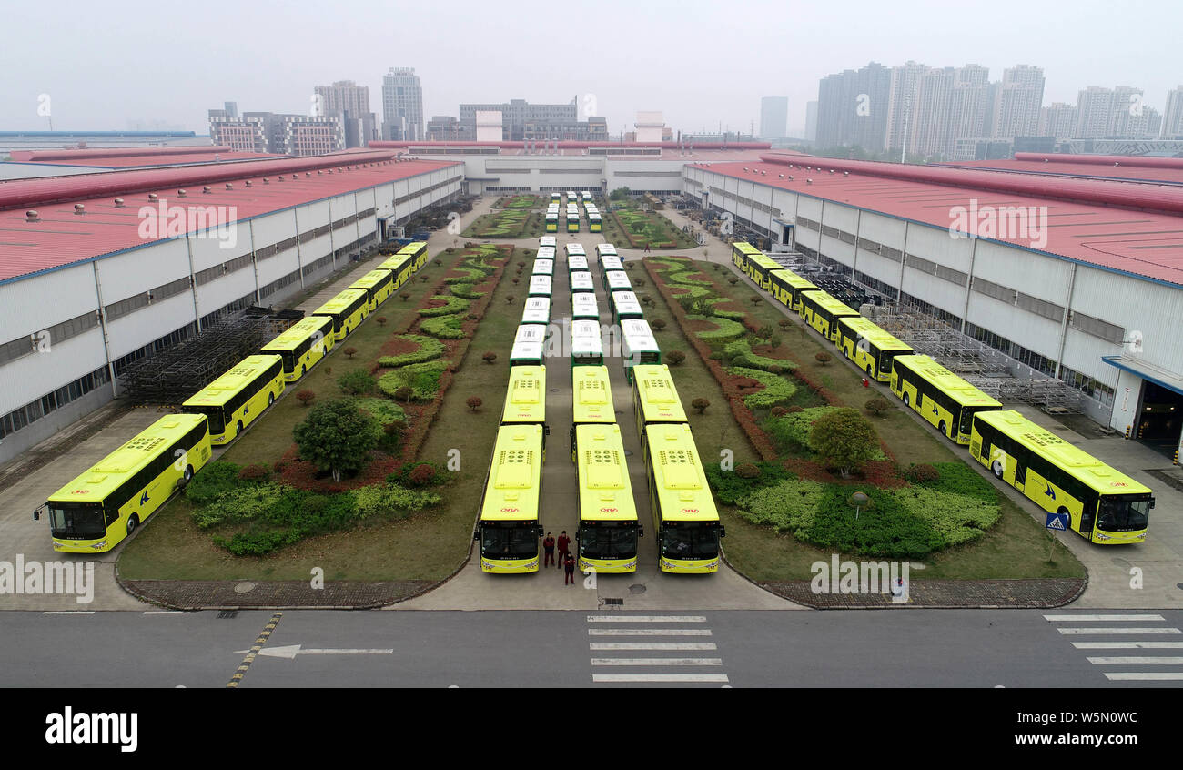 A total of 600 Ankai-branded buses manufactured by Chinese bus maker ...