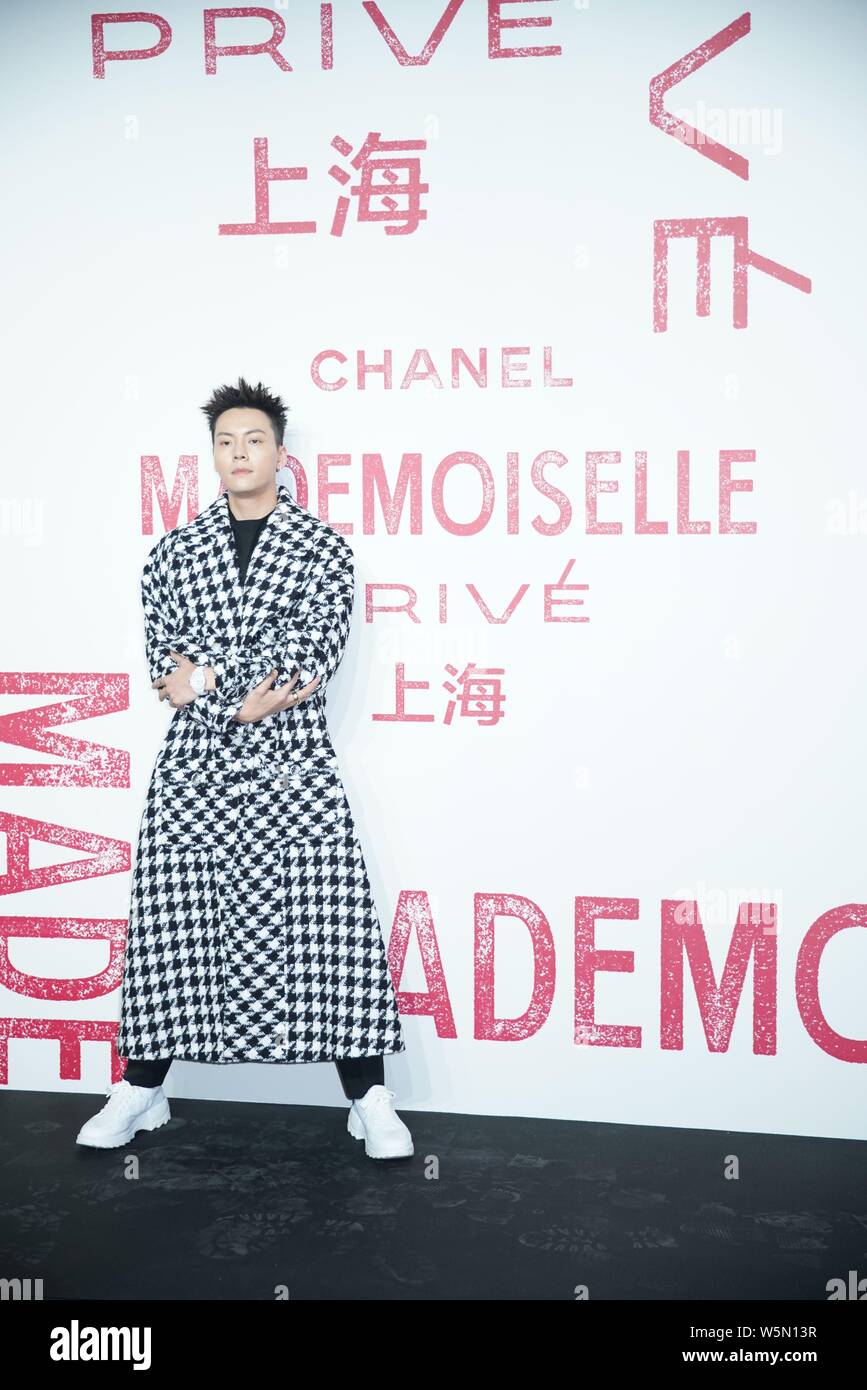 Hong Kong singer and actor William Chan Wai-ting arrives for the Chanel ...