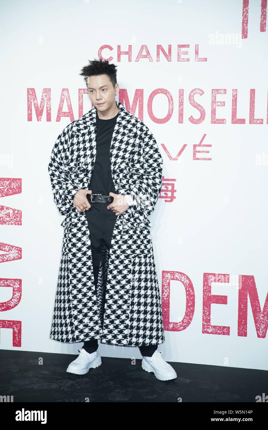 Hong Kong singer and actor William Chan Wai-ting arrives for the Chanel ...