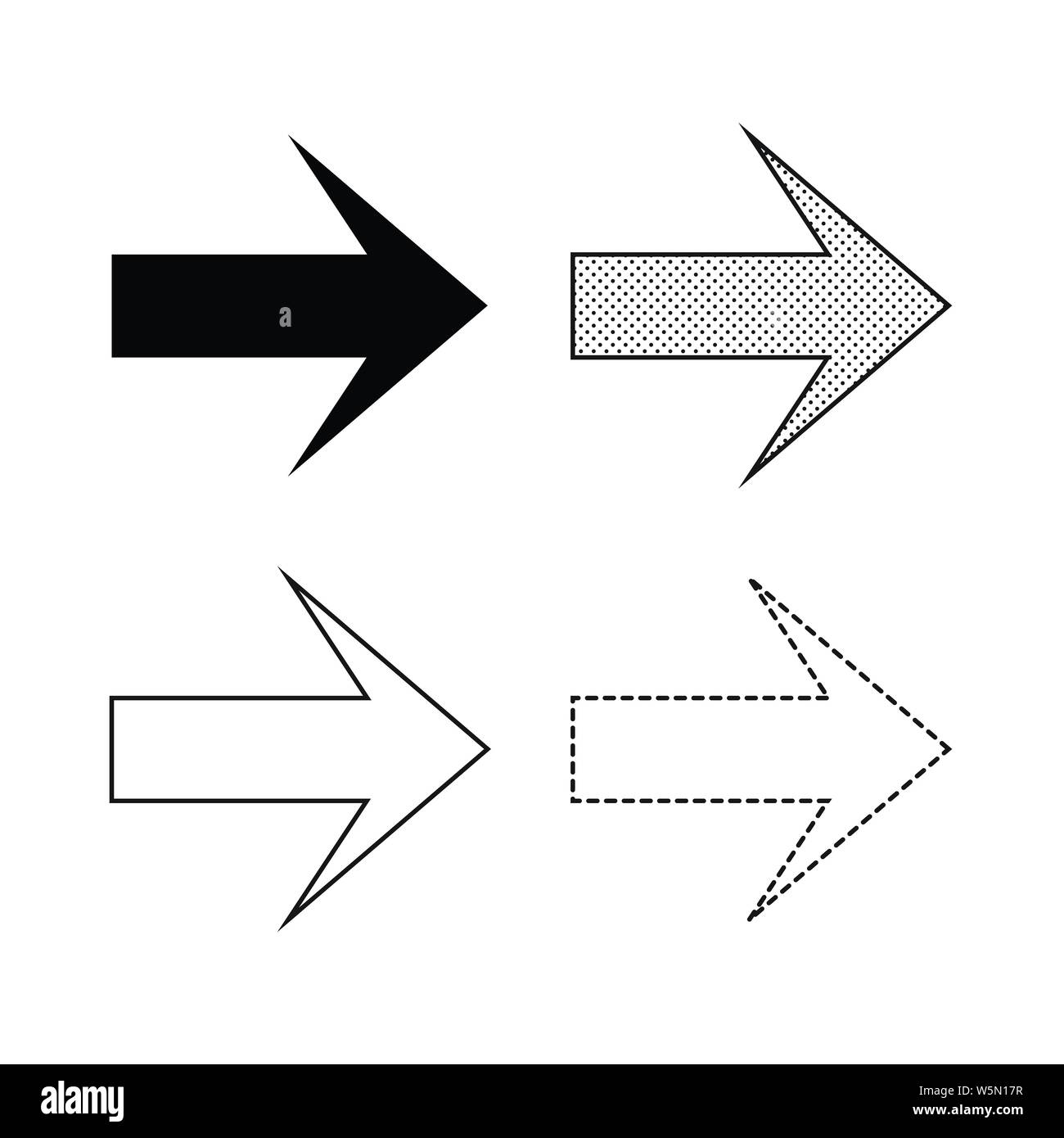 Arrow Icon vector Stock Vector Image & Art - Alamy