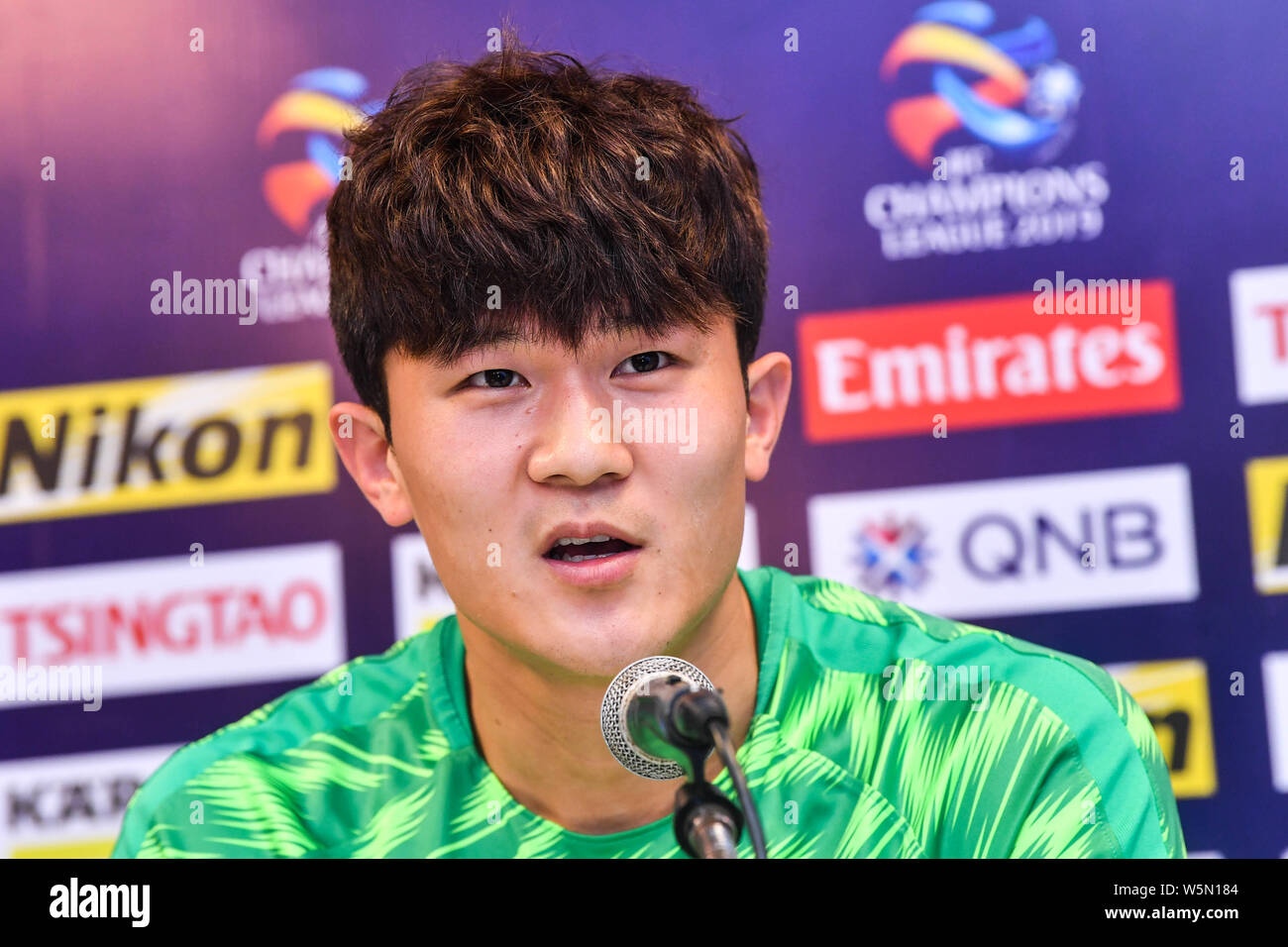 South Korean football player Kim Min-jae of China's Beijing Sinobo ...