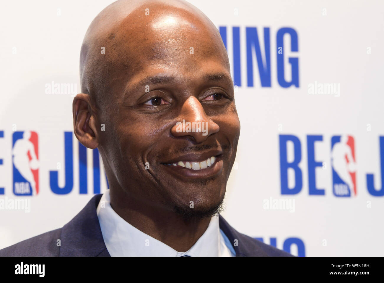 Retired American basketball player Ray Allen attends the opening ...