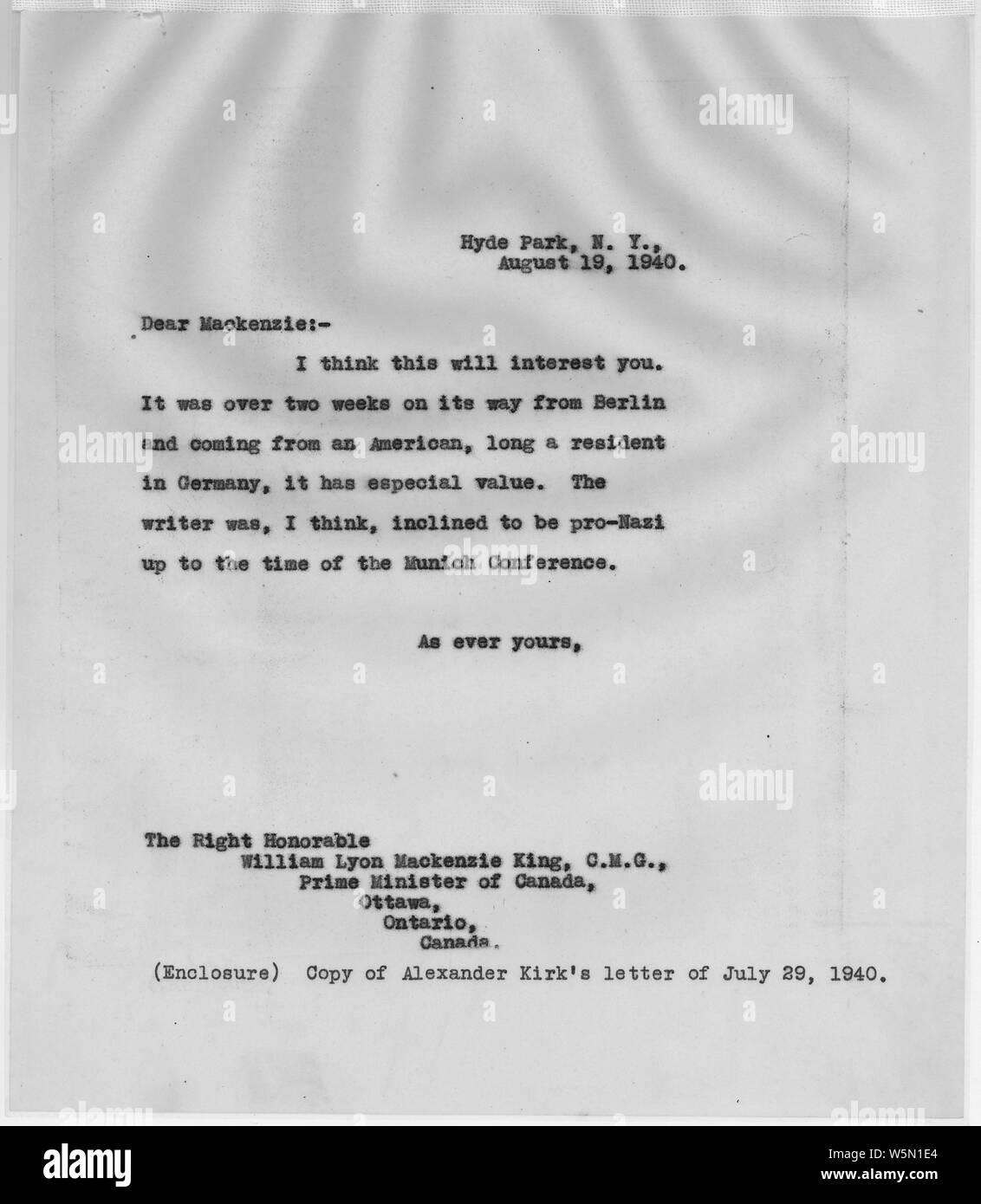 Franklin d roosevelt king Black and White Stock Photos & Images - Alamy