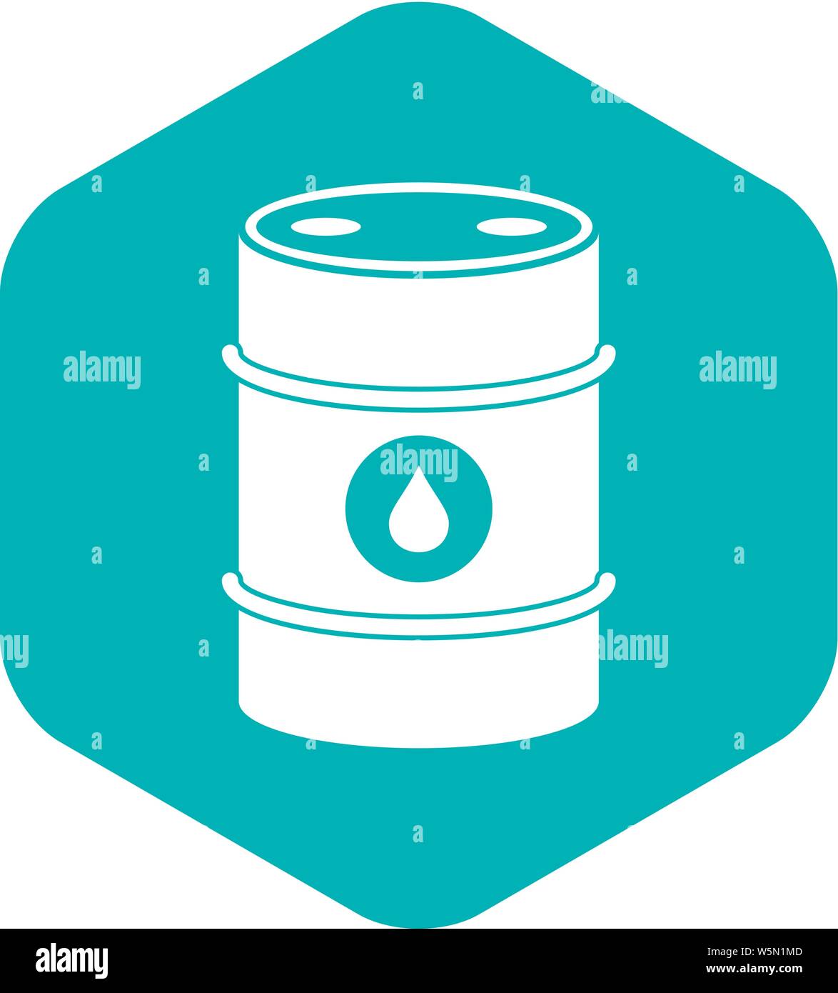 Metal oil barrel icon, simple style Stock Vector Image & Art - Alamy