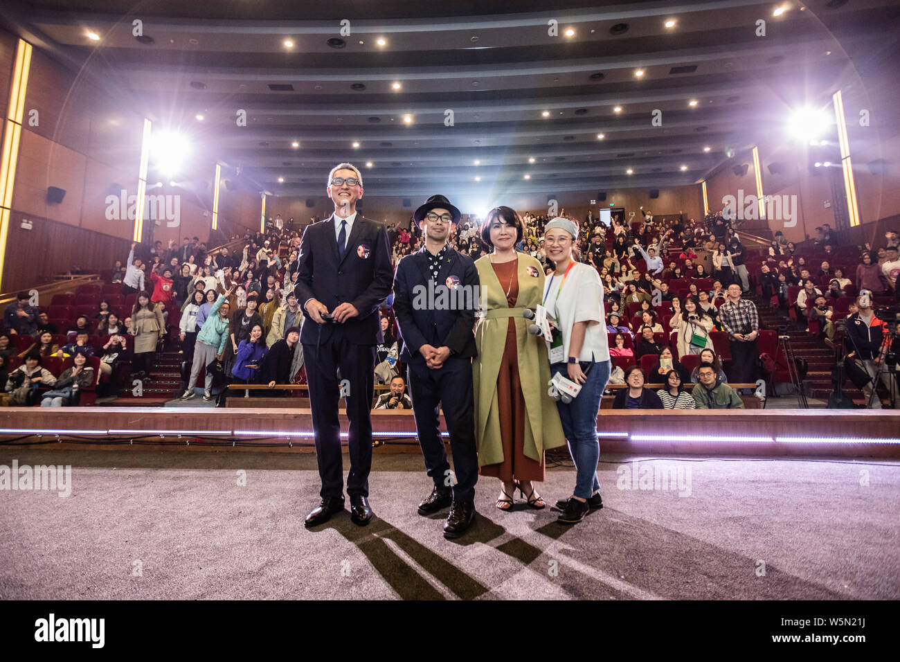 (From left) Japanese actor Yutaka Matsushige, director Toru Hosokawa ...