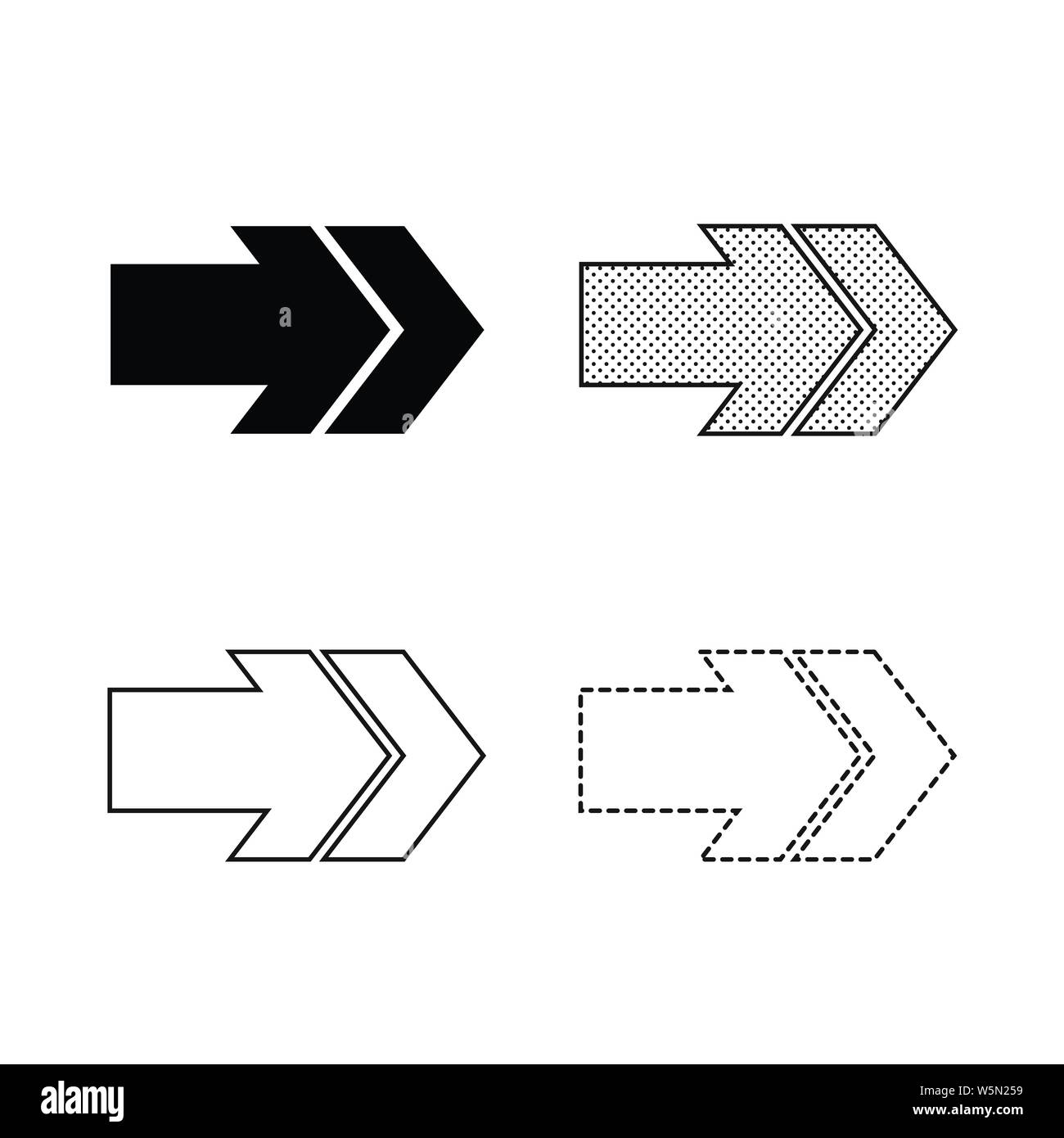 Vector arrow icon illustration Stock Vector Image & Art - Alamy