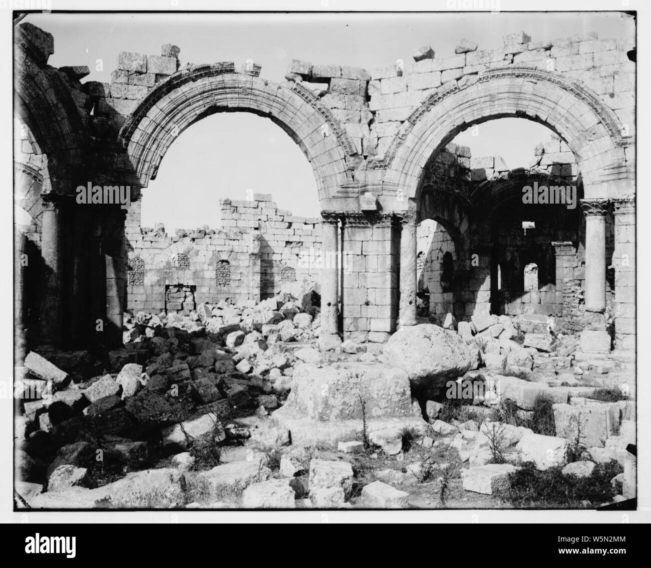 Damascus (Esh-Sham). House of Naaman Stock Photo - Alamy