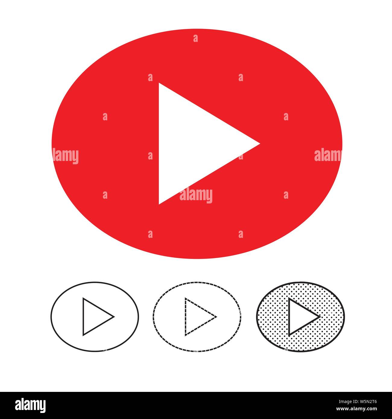 button video player icon Stock Vector Image & Art - Alamy