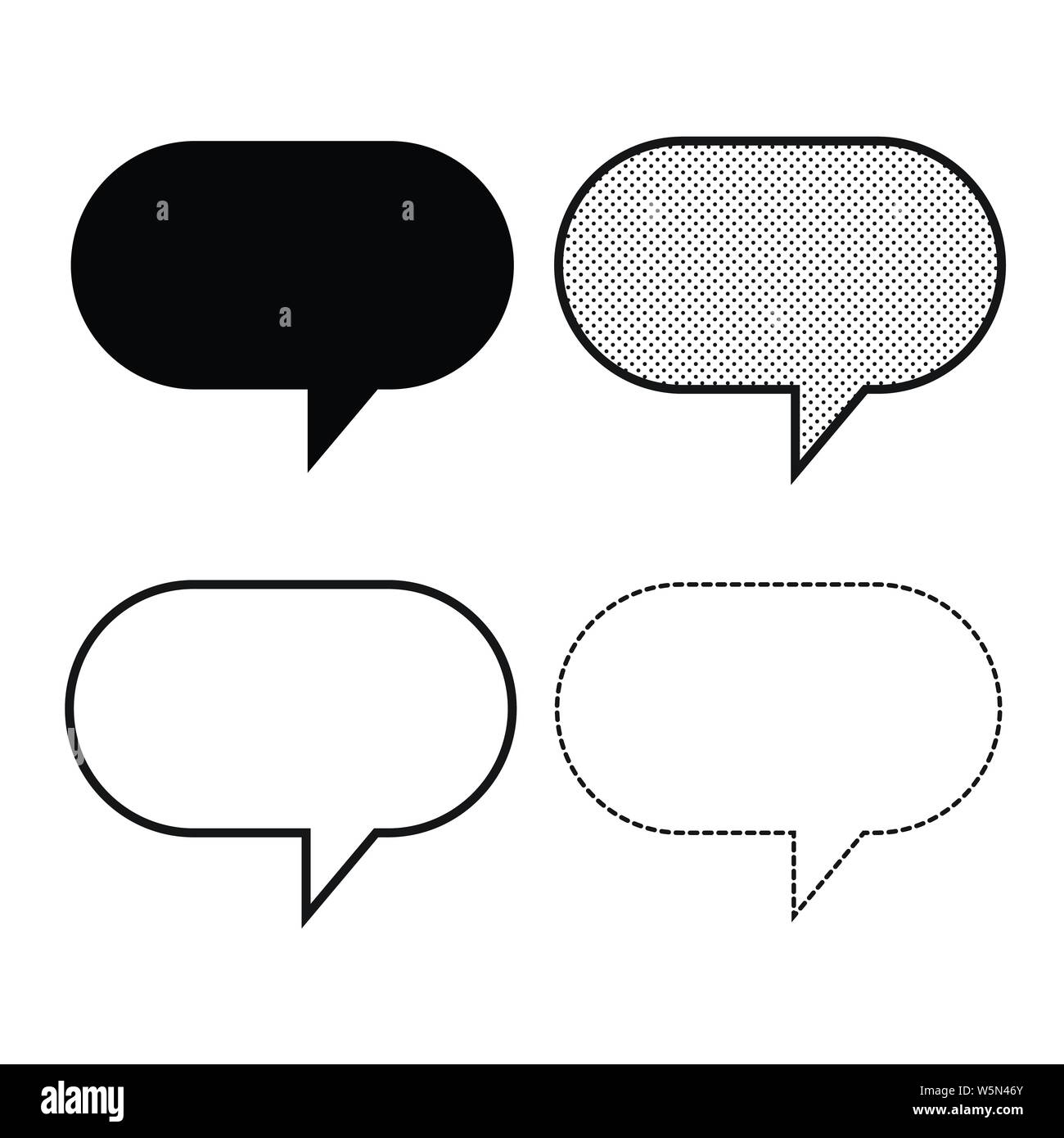 Spech vector vectors Cut Out Stock Images & Pictures - Alamy