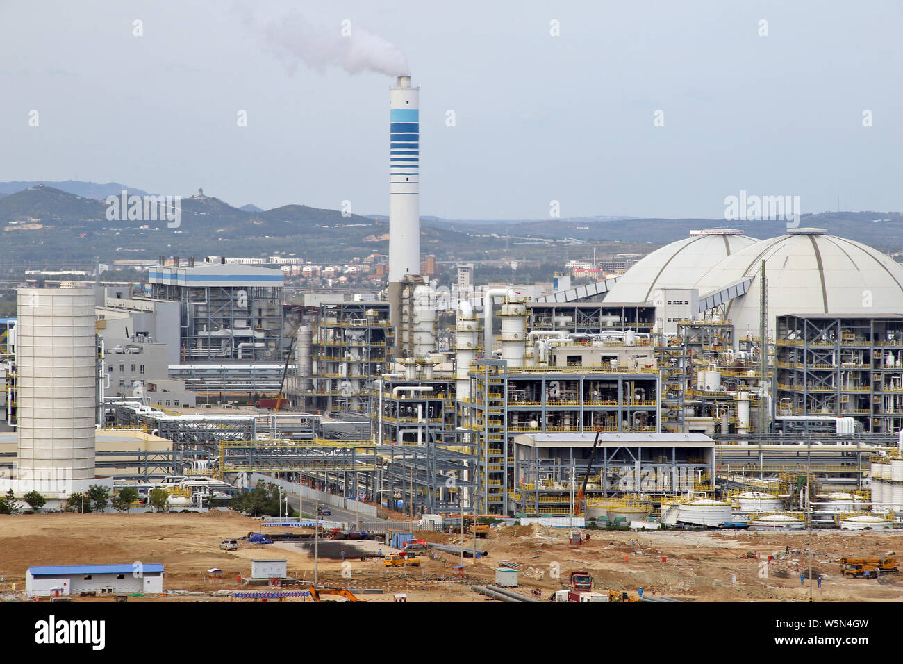 --FILE--View of a plant of Wanhua Chemical Group Co., Ltd., a leading ...