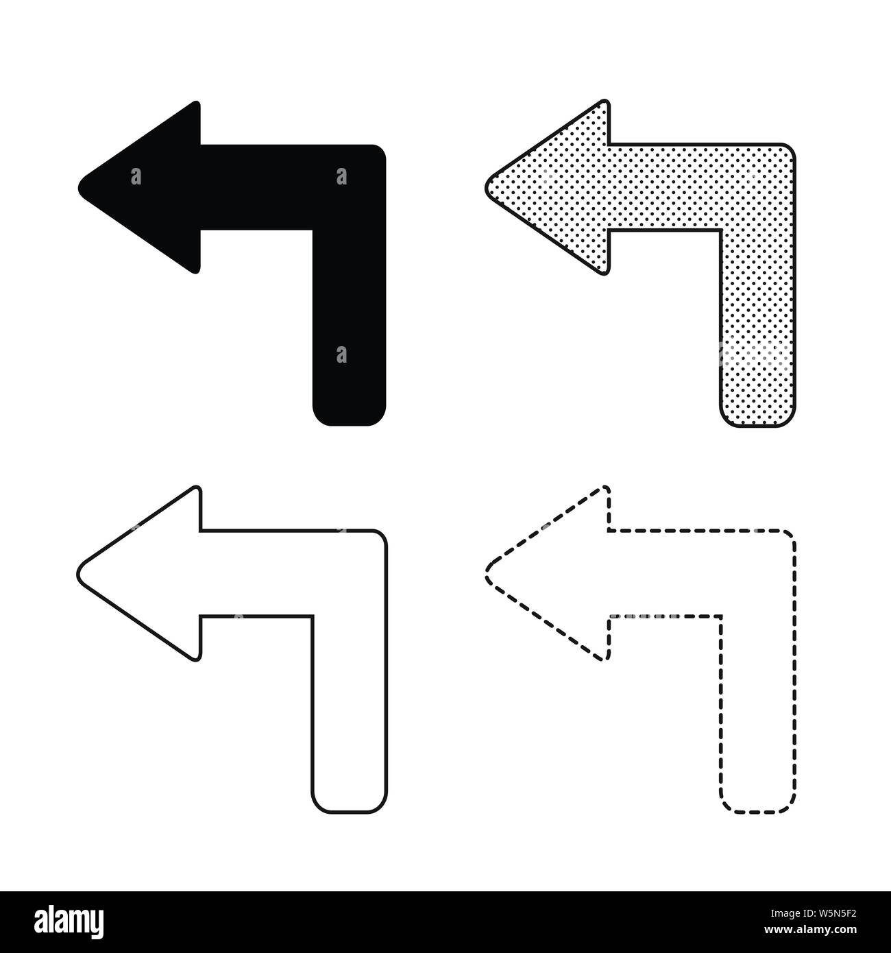 Vector arrow icon illustration Stock Vector Image & Art - Alamy