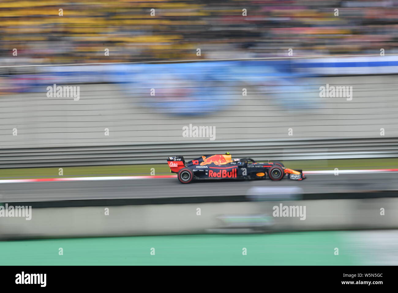 French Formula One driver Pierre Gasly of Red Bull Racing competes in ...