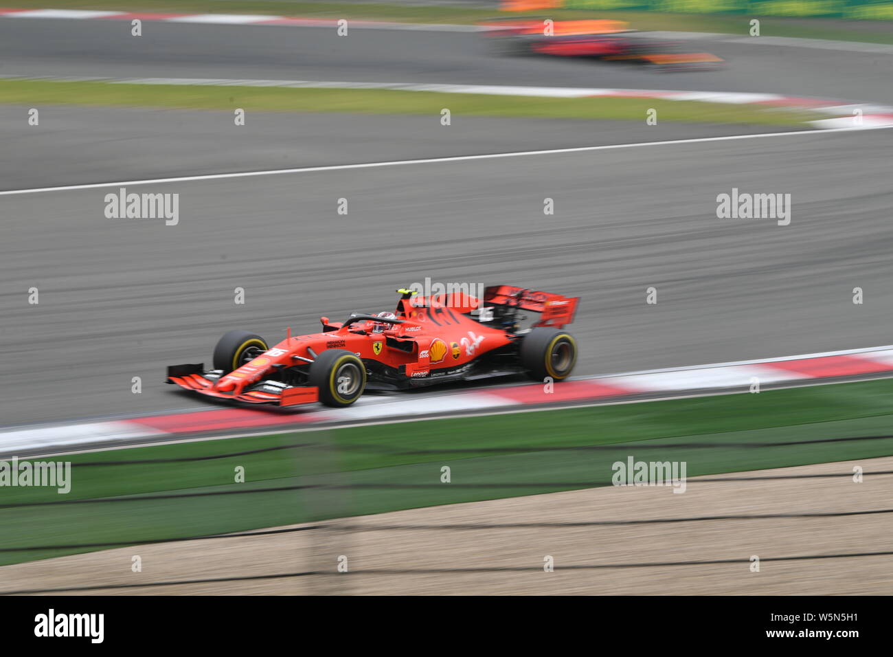 Monegasque Formula One driver Charles Leclerc of Scuderia Ferrari ...