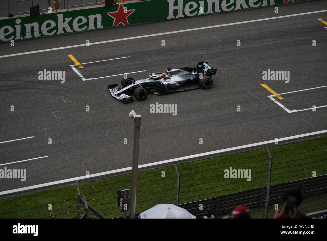 British racing driver Lewis Hamilton of Mercedes-AMG Petronas ...