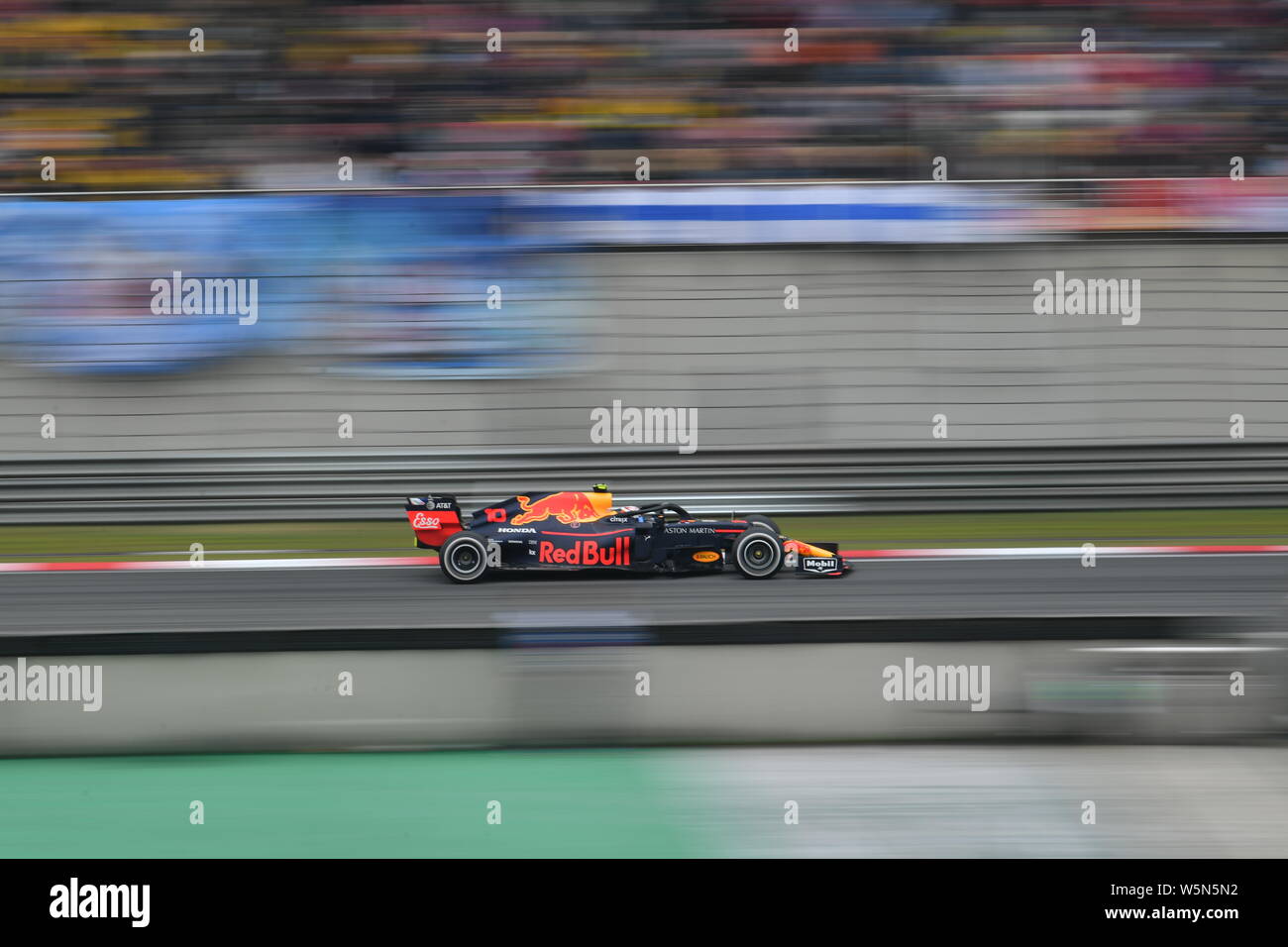 French Formula One driver Pierre Gasly of Red Bull Racing competes in ...