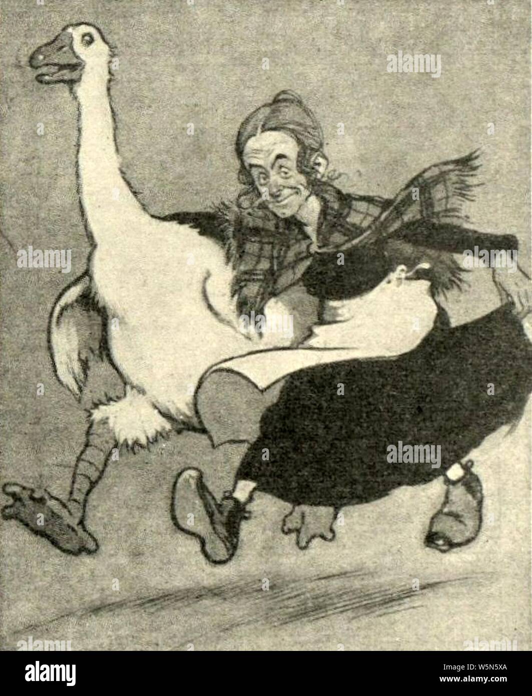 Dan Leno as Mother Goose Stock Photo - Alamy
