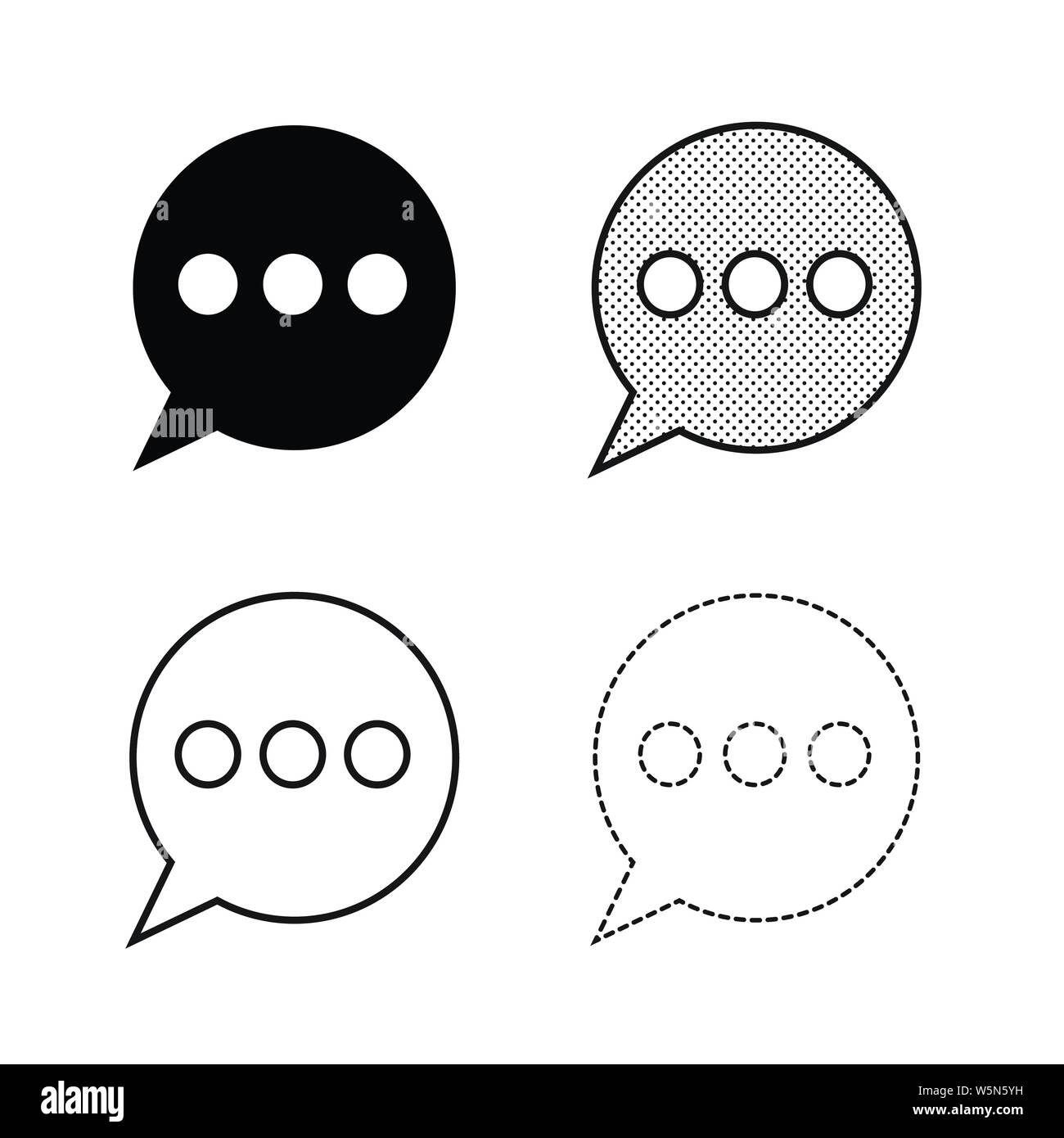 Spech vector vectors Cut Out Stock Images & Pictures - Alamy