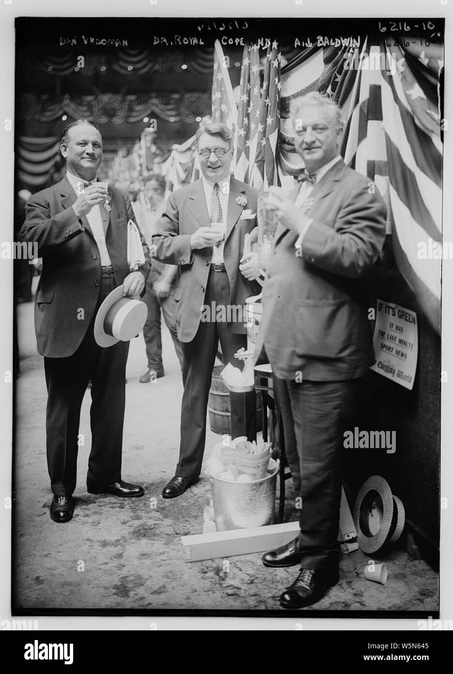 Dan Vrooman, Dr. Royal Copeland, and A.J. Baldwin Stock Photo - Alamy