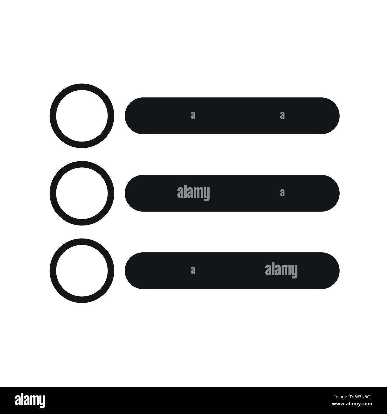 Menu icon vector Stock Vector Image & Art - Alamy