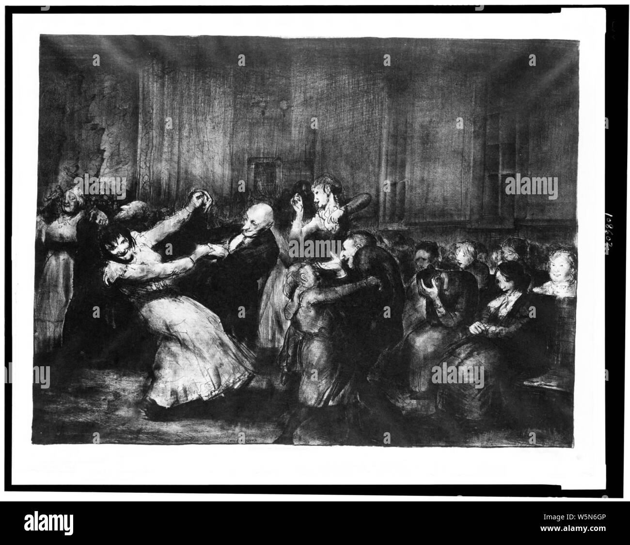 Dance in a mad house - Geo. Bellows Stock Photo - Alamy