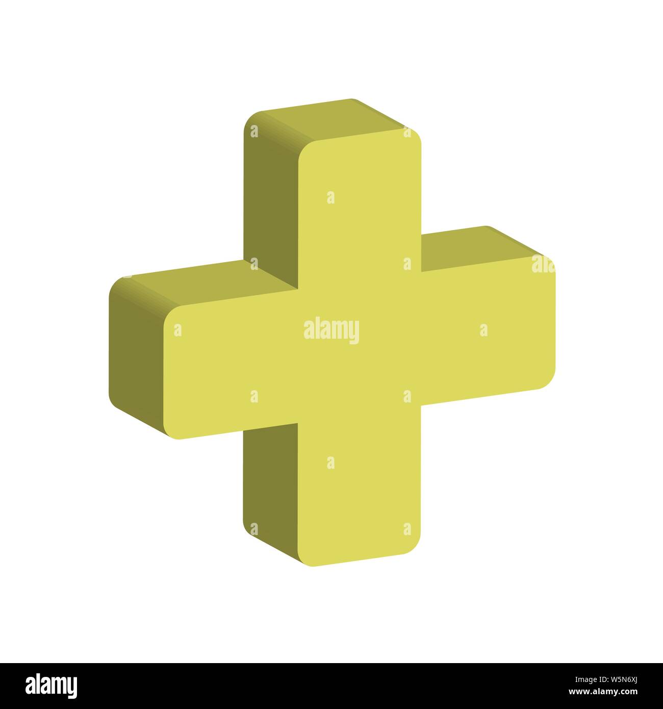 Button Plus icon Stock Vector Image & Art - Alamy