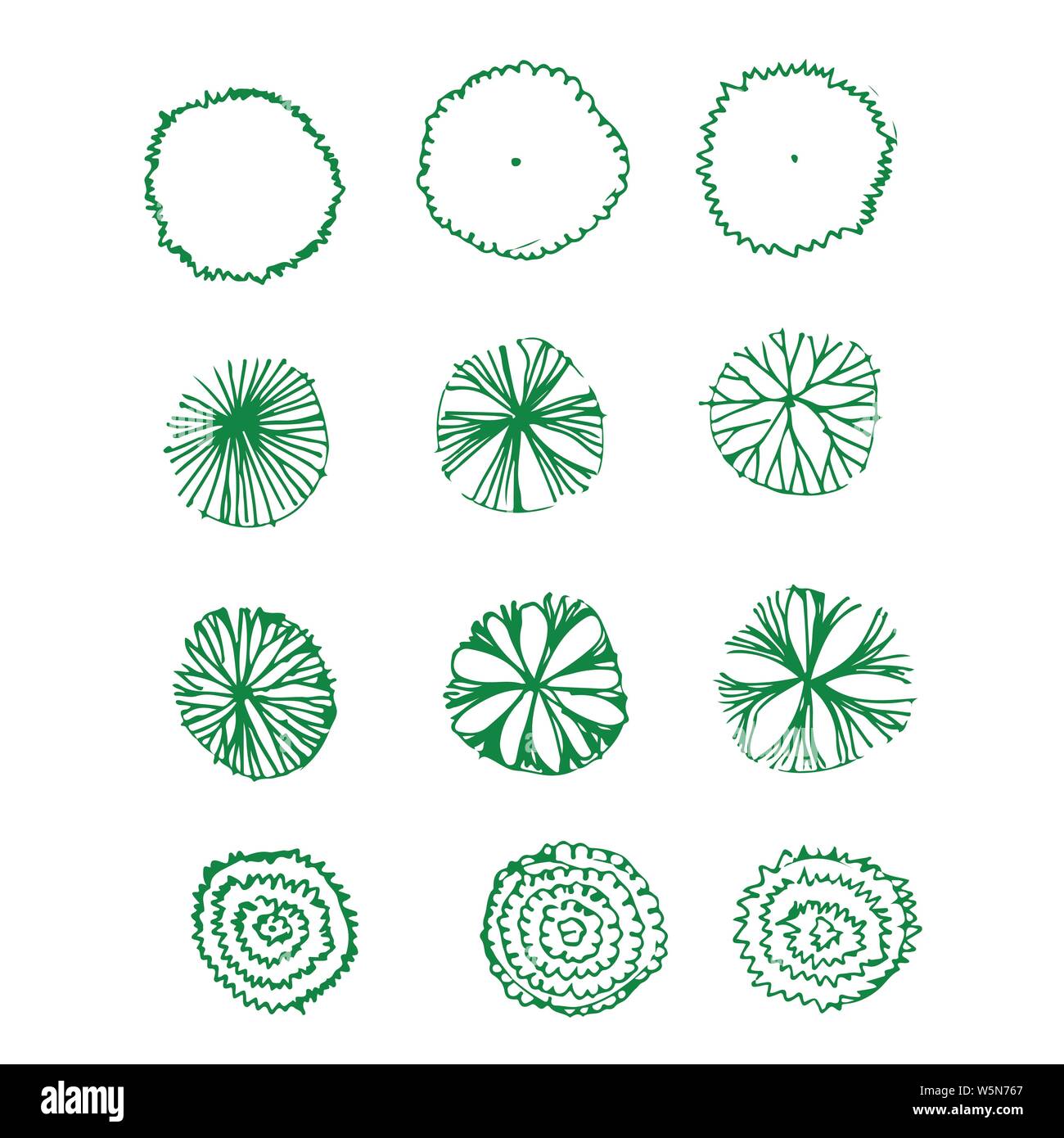 Hand drawn tree icon Stock Vector Image & Art - Alamy