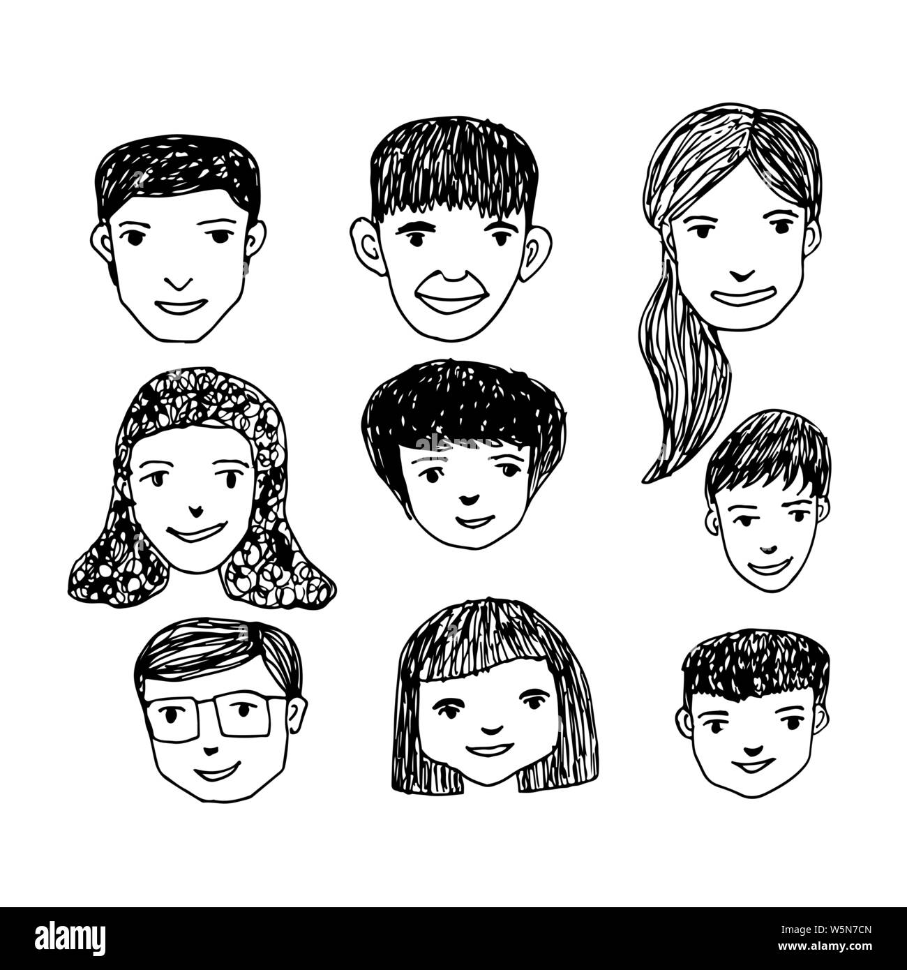 People face cartoon icon Stock Vector Image & Art - Alamy