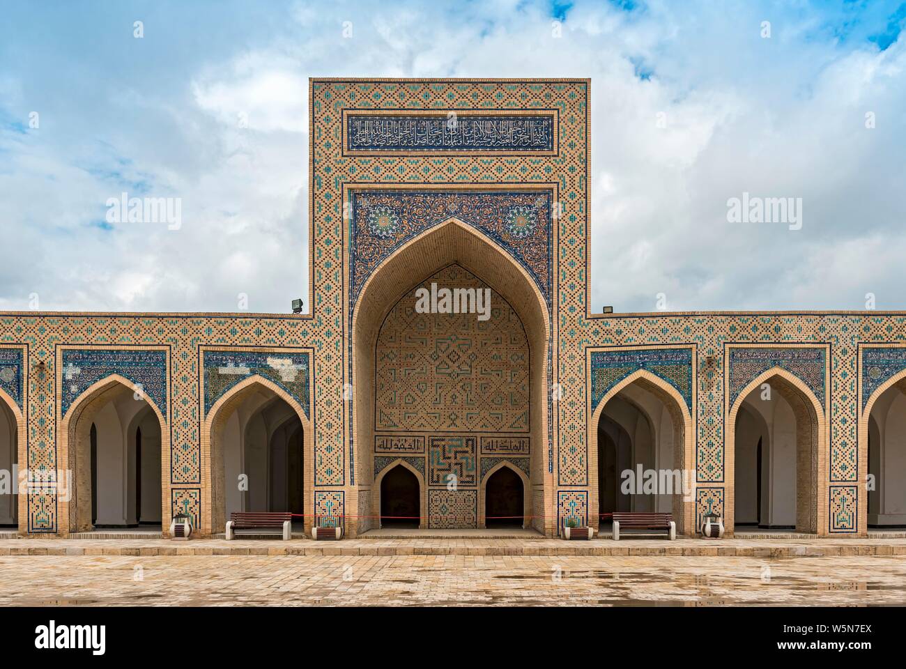 Courtyard of Kalan Mosque, Kalon, Bukhara, Uzbekistan Stock Photo - Alamy