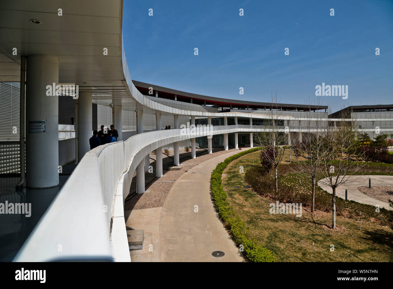 View of the Baidu's cloud computing center in Yangquan city, north ...