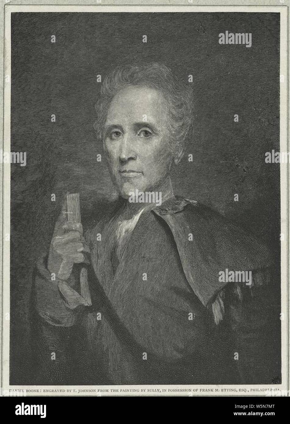 Daniel Boone by Sully Stock Photo - Alamy