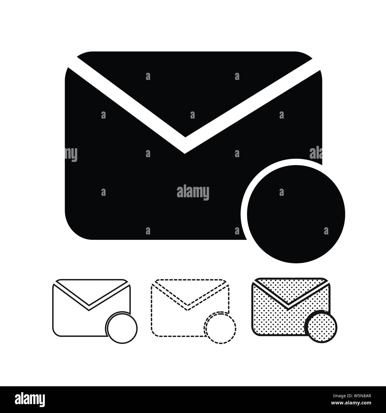 email mail icon vector Stock Vector Image & Art - Alamy