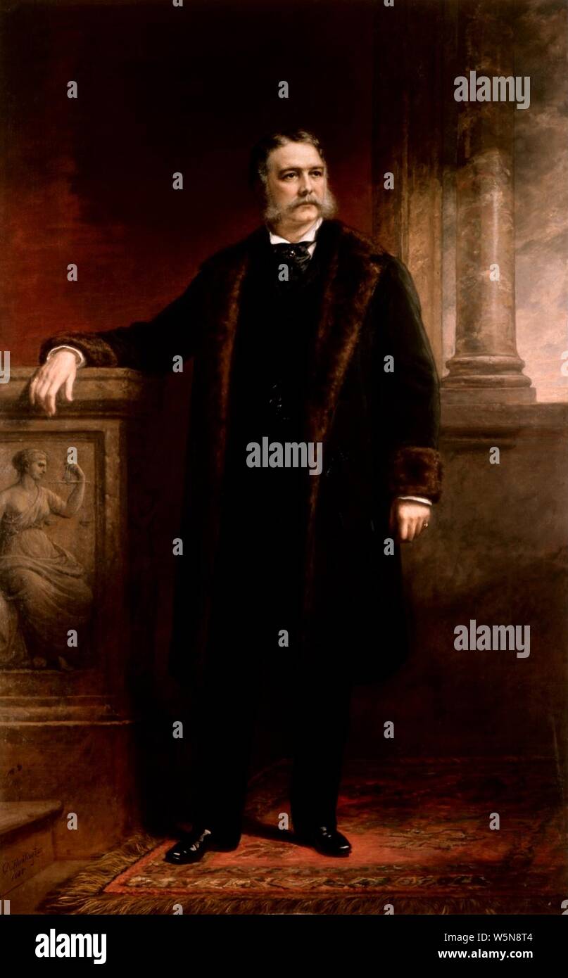 Daniel Huntington - Chester Alan Arthur Stock Photo - Alamy