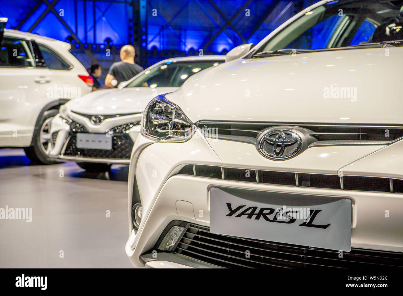 Toyota yaris car on display hi-res stock photography and images - Alamy