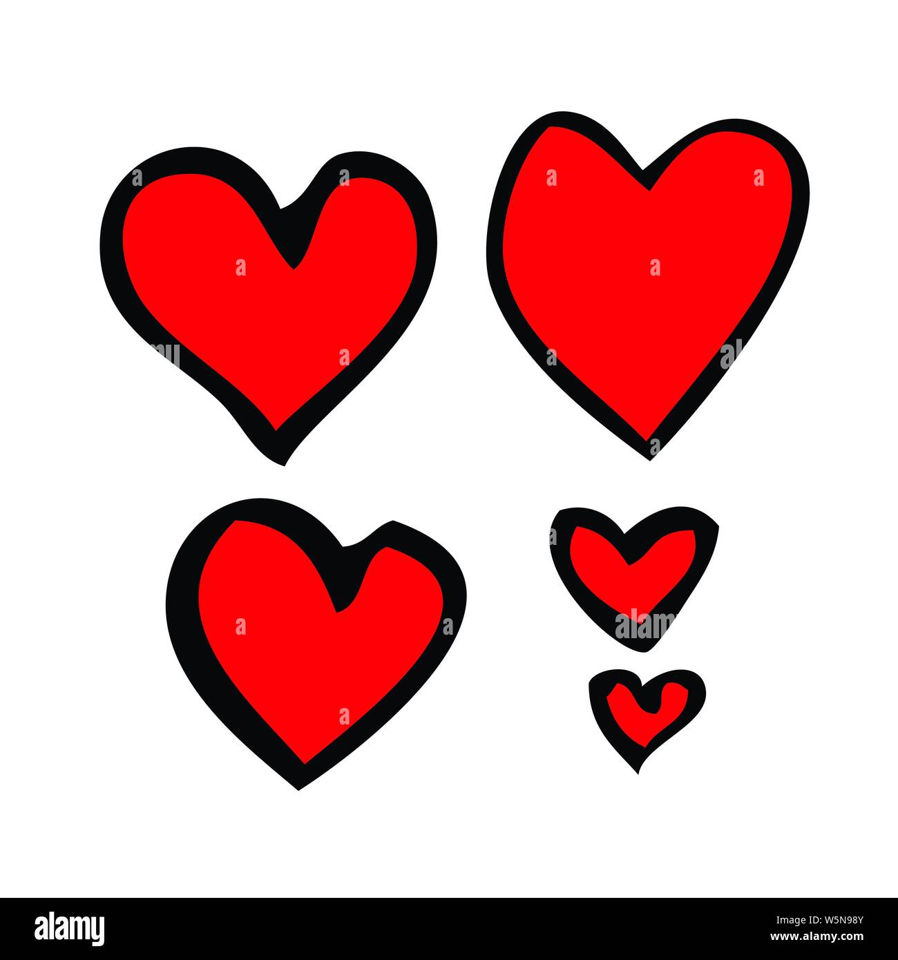 heart icon vector illustration Stock Vector Image & Art - Alamy