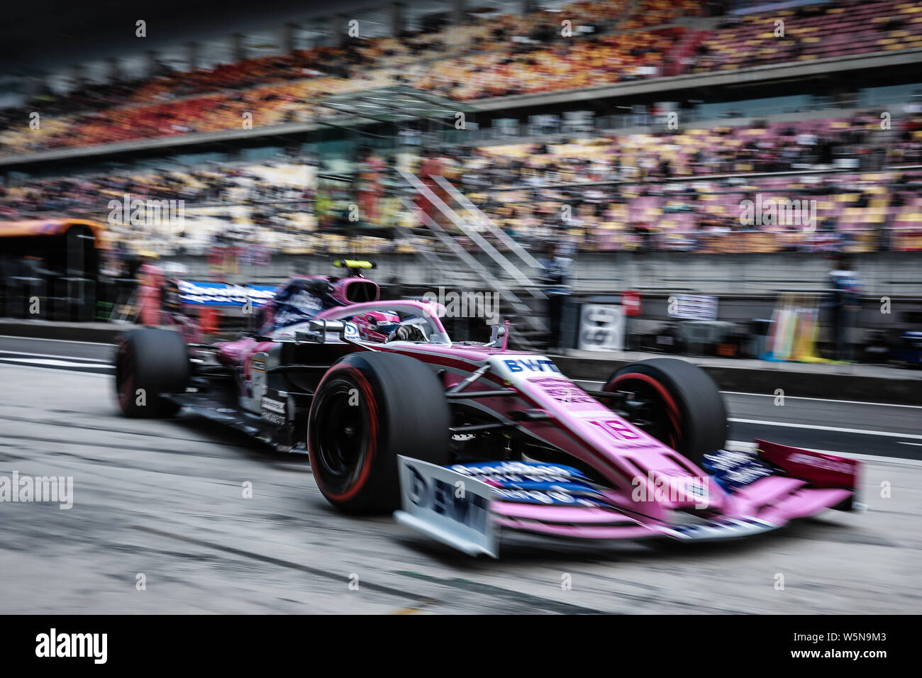 Canadian-Belgian Formula One driver Lance Stroll of Racing Point BWT ...