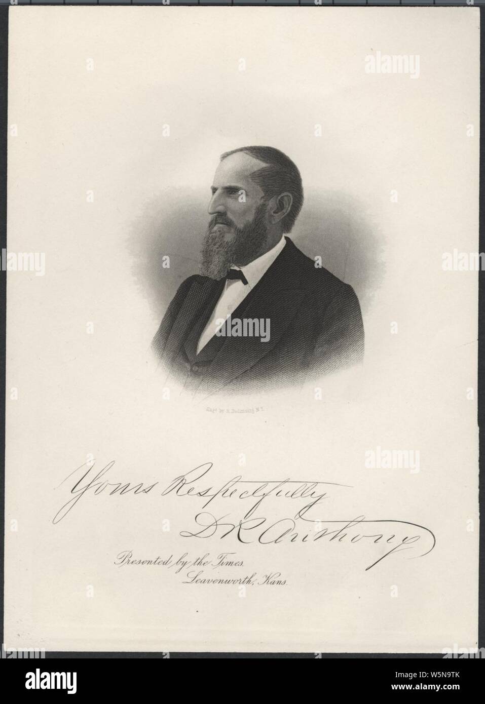 Daniel Read Anthony portrait 2 Stock Photo - Alamy