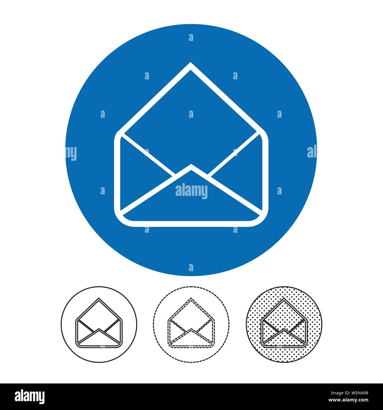Email And Mail Icon Vector Stock Vector Image And Art Alamy