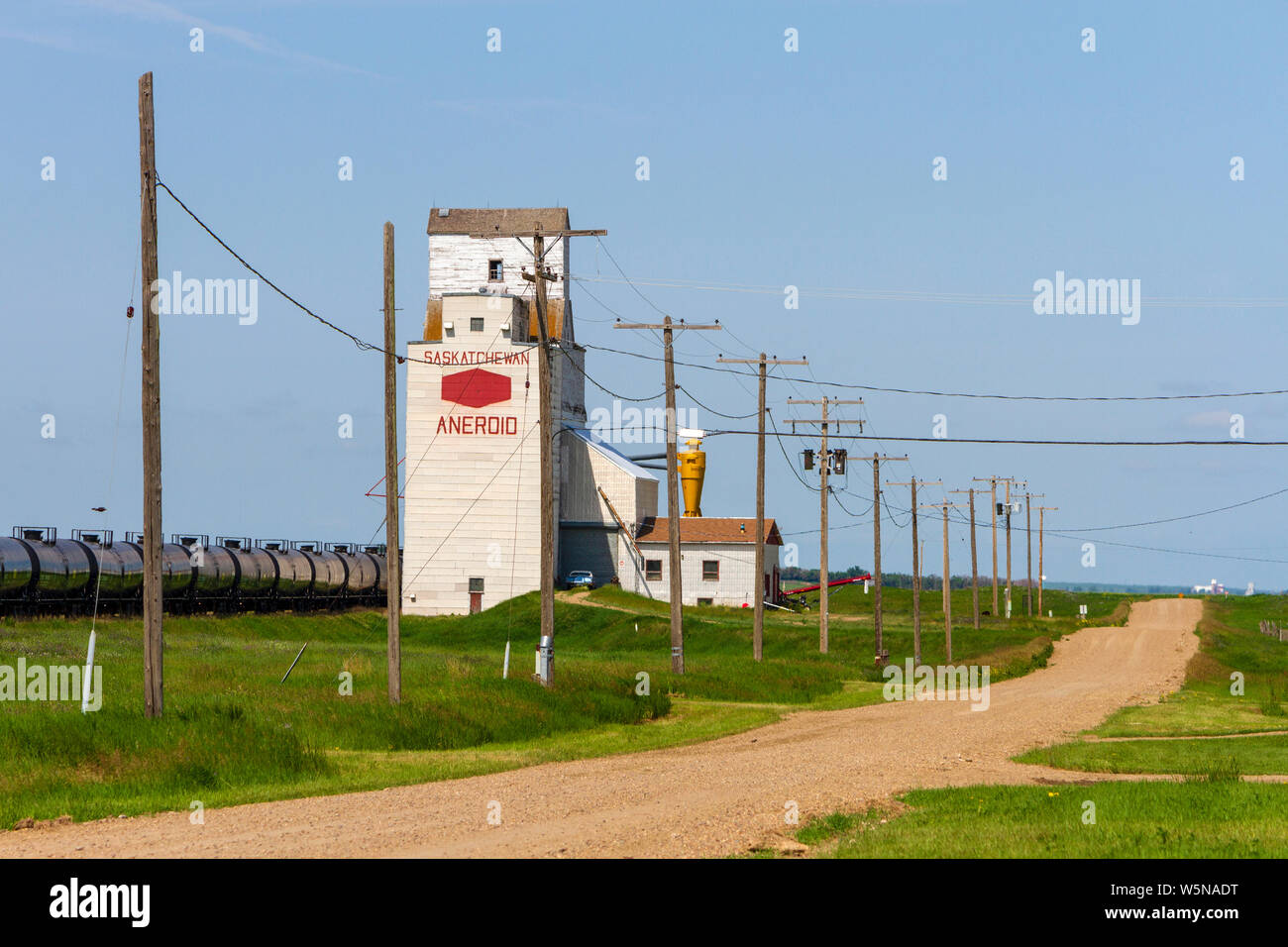 Grain elevator in aneroid hi-res stock photography and images - Alamy