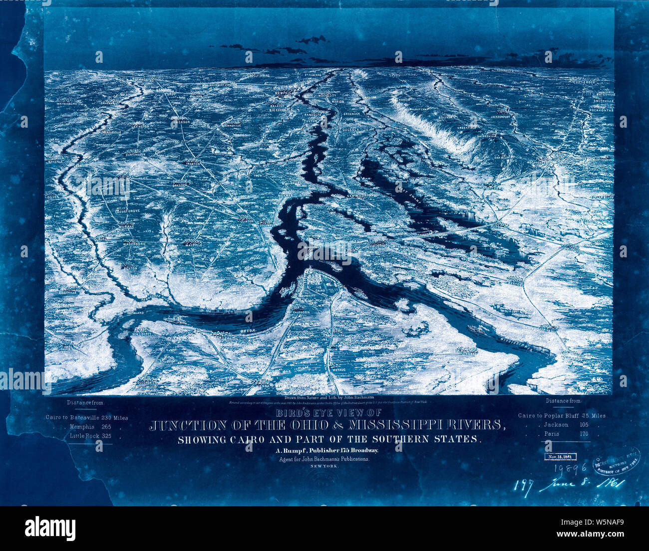 Map of north america showing rivers hi-res stock photography and images ...