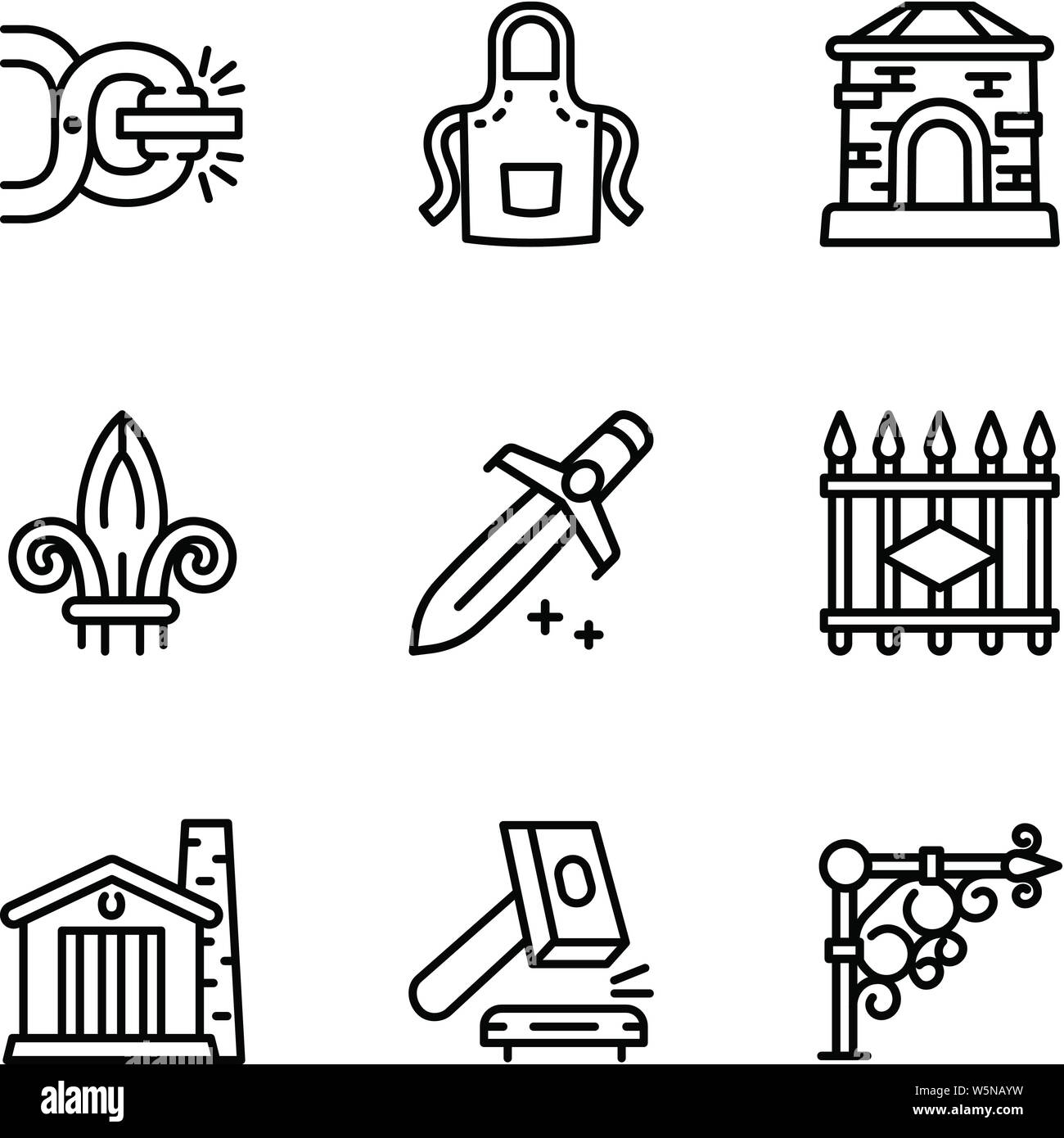 Blacksmith Tool Drawing