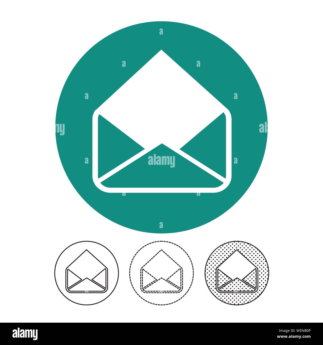 Email And Mail Icon Vector Stock Vector Image And Art Alamy