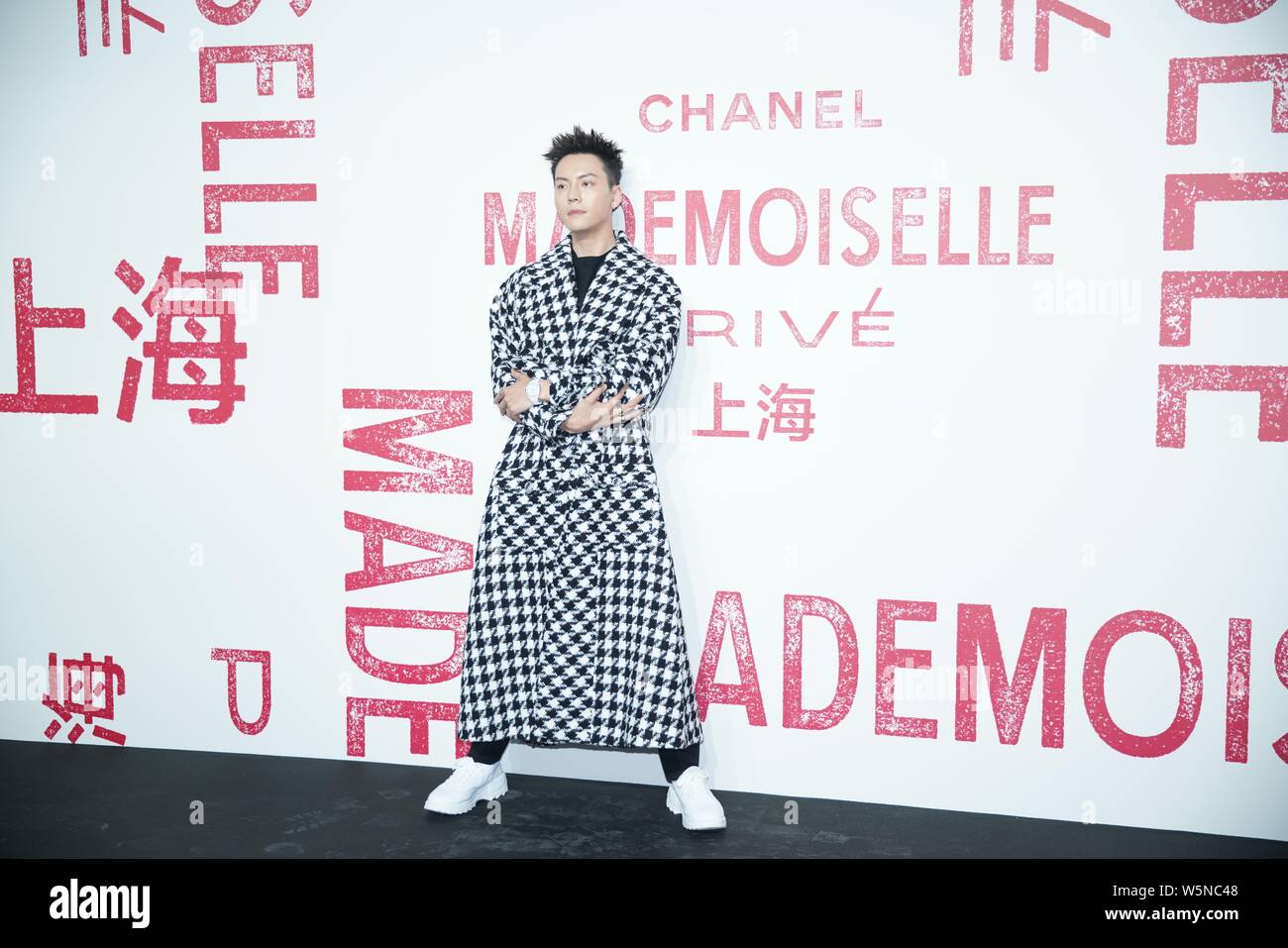 Hong Kong singer and actor William Chan Wai-ting arrives for the Chanel ...