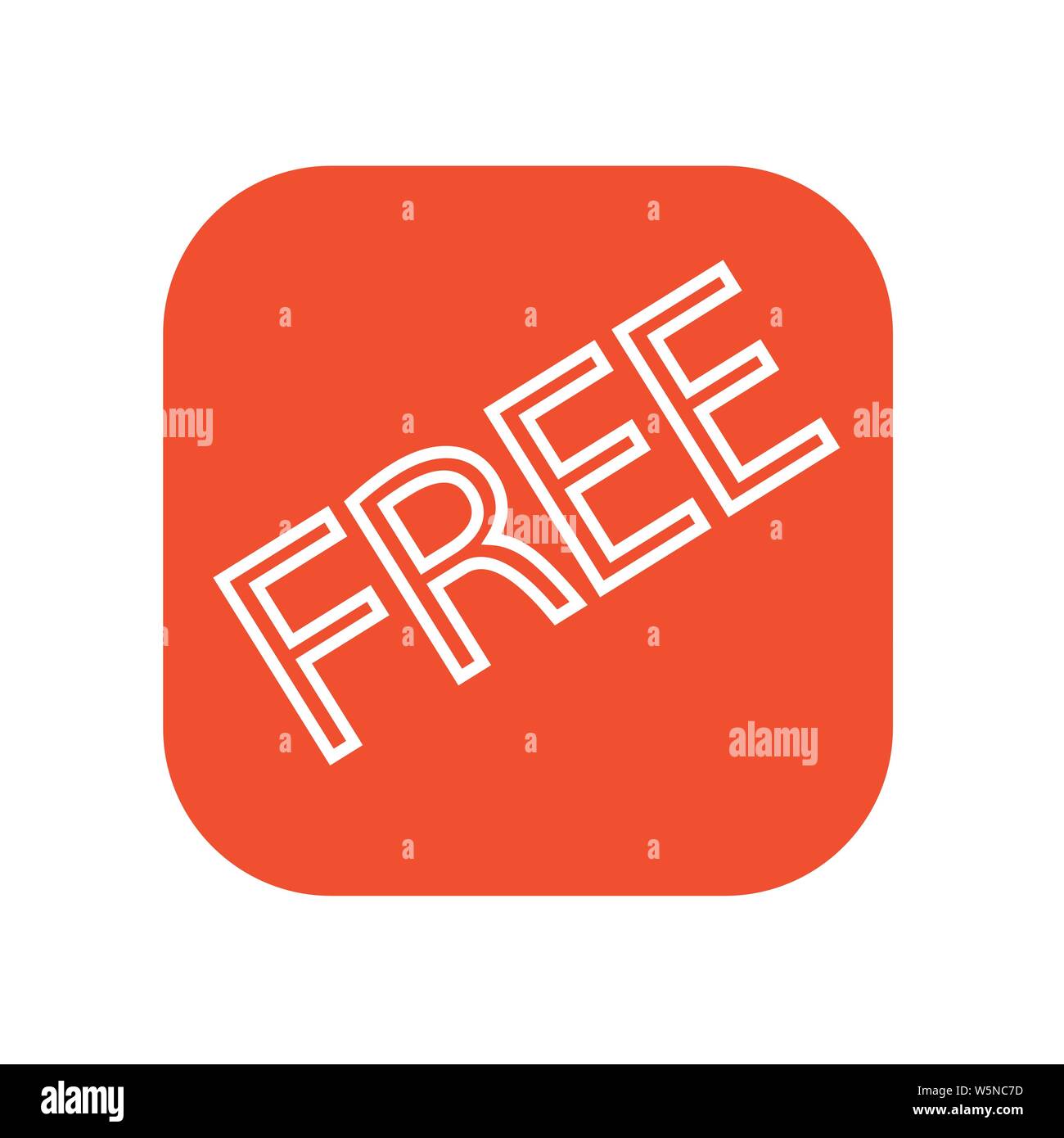 button sign free icon Stock Vector Image & Art - Alamy