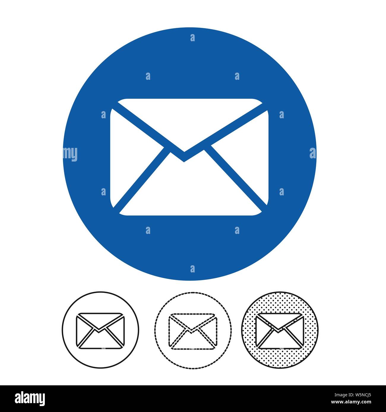 Email And Mail Icon Vector Stock Vector Image And Art Alamy