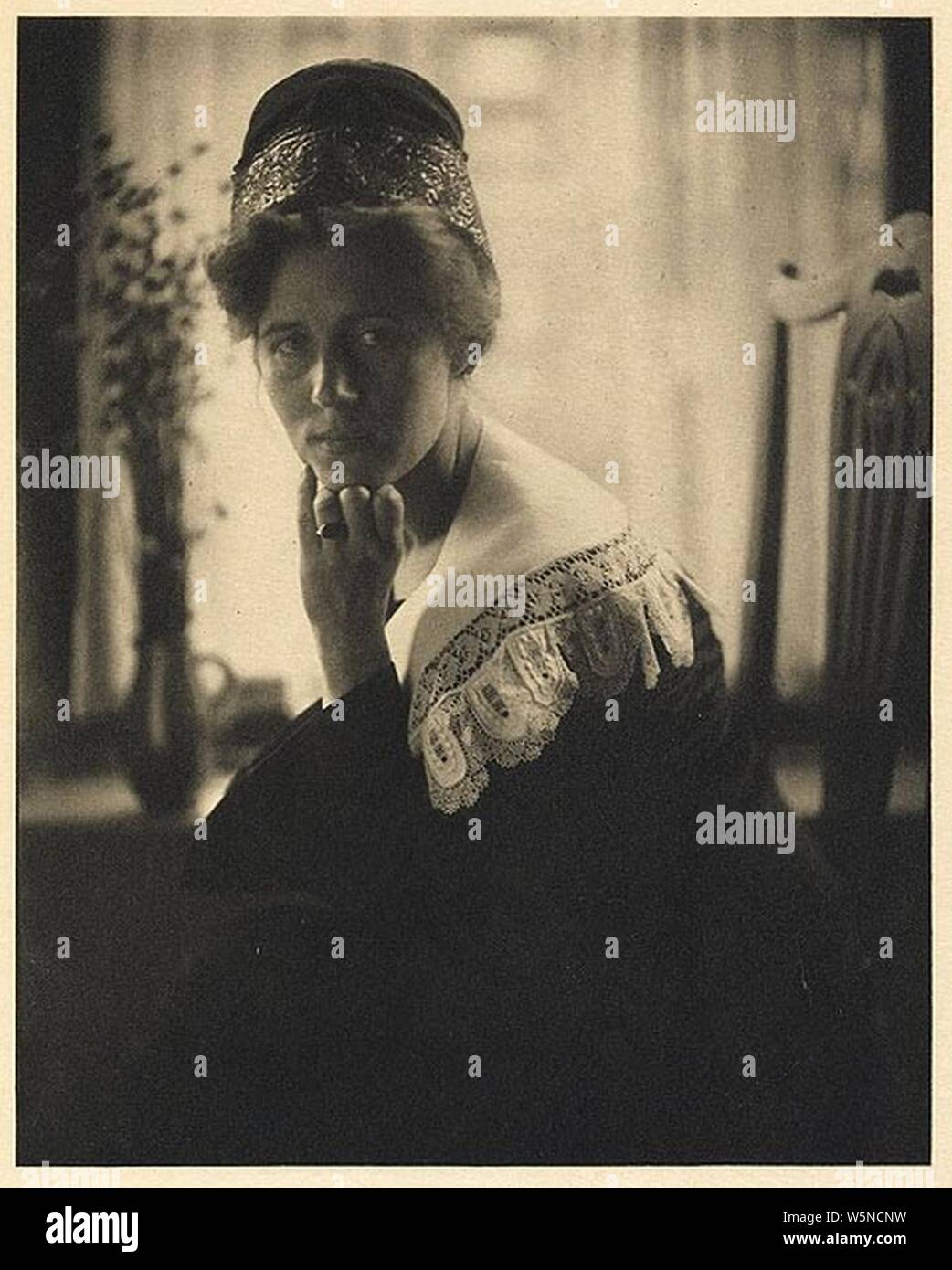 Danish Girl - Alice Boughton 1909 Stock Photo - Alamy