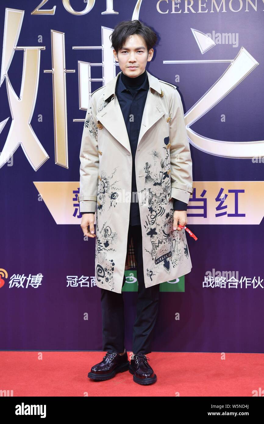 --FILE--Hong Kong actor Wallace Chung or Chung Hon-leung arrives on the ...