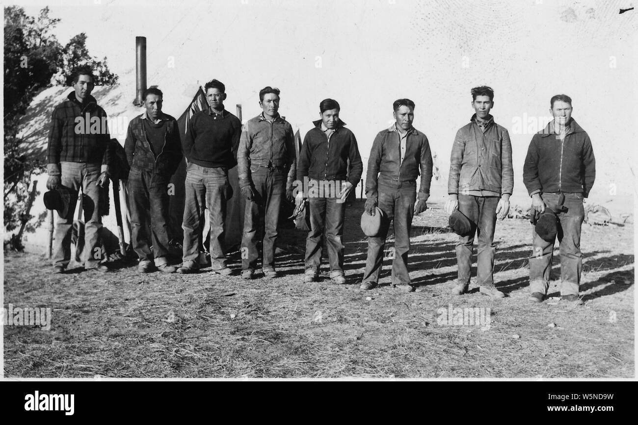 Group of Indian men line up for the photographer Stock Photo - Alamy