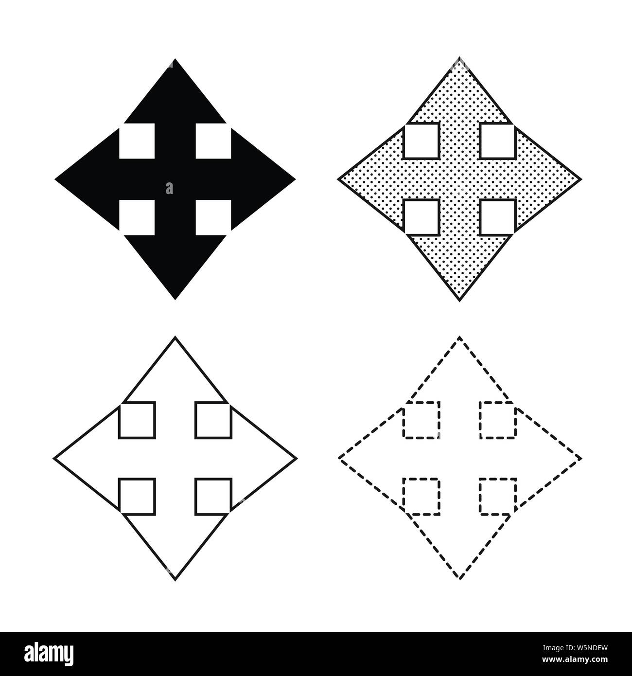 Arrow Icon vector Stock Vector Image & Art - Alamy