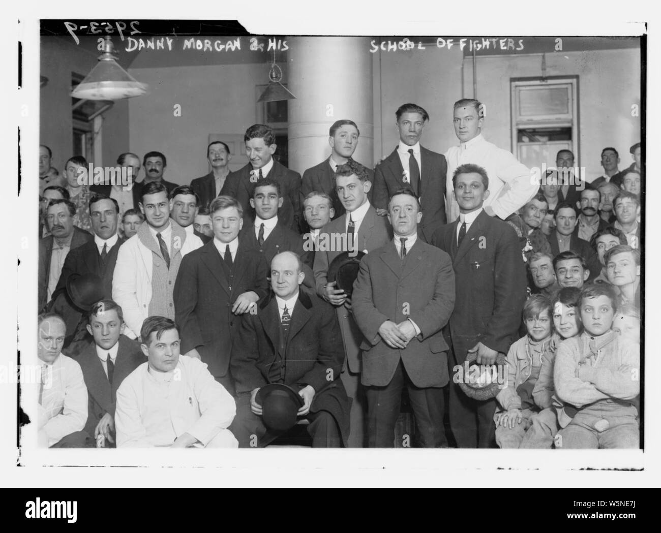 Danny Morgan and his school of fighters Stock Photo - Alamy